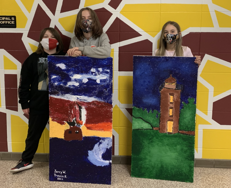 Blesch 6th Graders Study Michigan Lighthouses | Menominee Area Public ...